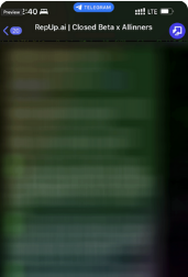 Accesso Telegramma Riservato x Allinners